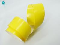 China Cigarette Package Cardboard 90-114mm Inner Frame Paper In Roll With Bright Yellow for sale