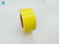 China Cigarette Package Cardboard 90-114mm Inner Frame Paper In Roll With Bright Yellow for sale