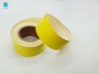 China Cigarette Package Cardboard 90-114mm Inner Frame Paper In Roll With Bright Yellow for sale