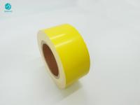 China 95mm Bright Yellow Cardboard Inner Frame Paper For Cigarette Tobacco Package for sale