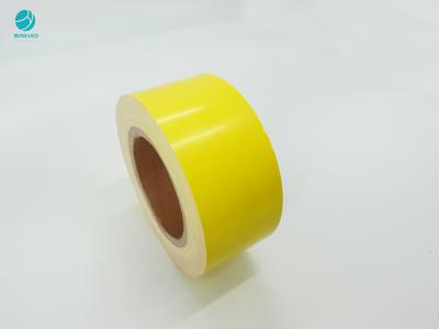 China 95mm Bright Yellow Cardboard Inner Frame Paper For Cigarette Tobacco Package for sale
