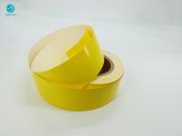 China 95mm Bright Yellow Cardboard Inner Frame Paper For Cigarette Tobacco Package for sale
