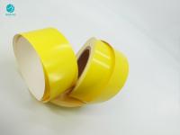 China 95mm Bright Yellow Cardboard Inner Frame Paper For Cigarette Tobacco Package for sale