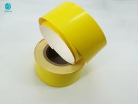 China 95mm Bright Yellow Cardboard Inner Frame Paper For Cigarette Tobacco Package for sale