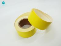China 95mm Bright Yellow Inner Frame Coated Paper Cardboard For Cigarette Packing for sale