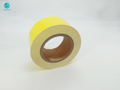 China 95mm Bright Yellow Inner Frame Coated Paper Cardboard For Cigarette Packing for sale