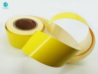 China 95mm Bright Yellow Inner Frame Coated Paper Cardboard For Cigarette Packing for sale