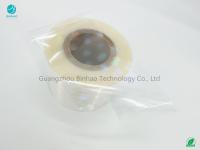 China Cigarette Cellophane 25 Micron 120mm Width BOPP Film Roll Length 2500m for sale