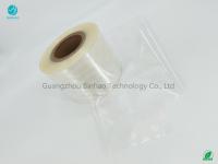 China Cigarette Cellophane 25 Micron 120mm Width BOPP Film Roll Length 2500m for sale