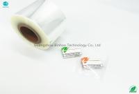 China Cellophane Clear Color 80mm Width  HNB E-Cigareatte Package Materials for sale