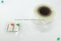 China High Gloss Surface High Clear 5% Rate Shrink HNB E-Cigareatte Package Materials Cellophane BOPP Film for sale