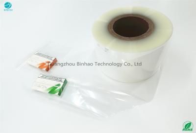China High Gloss Surface High Clear 5% Rate Shrink HNB E-Cigareatte Package Materials Cellophane BOPP Film for sale