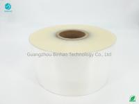 China Transparent BOPP Cigarette 122mm Superslim Size Film Roll Non - Dust And Wrinkle for sale