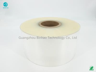 China Transparent BOPP Cigarette 122mm Superslim Size Film Roll Non - Dust And Wrinkle for sale