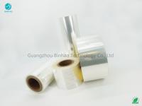 China Cigarette BOPP Film Roll For HLP Machine 122mm Superslim Size Cases for sale