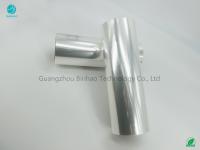 China 21 Micron BOPP Film Roll For Tobacco Cases Wrapping Long Cases Box 350mm Width for sale