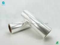 China 21 Micron BOPP Film Roll For Tobacco Cases Wrapping Long Cases Box 350mm Width for sale