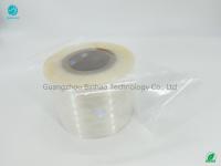 China BOPP Film Roll Glossiness Visual Impression Obtained High Clear Film 120mm King Size Cases for sale