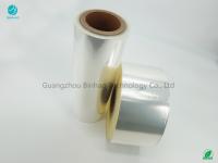 China Tobacco Package Film BOPP Film Roll Super Clear 350mm Long Cases Size for sale