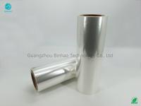 China BOPP Film For Cigarette Package 350mm Long Cases Cellophane Clear Color for sale