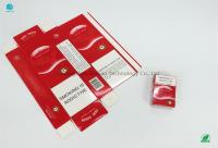 China Cigarette Cases Customized Logo And Size Cardboard High Saturation Color for sale