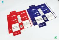 China Cigarette Cases Customized Logo And Size Cardboard High Saturation Color for sale