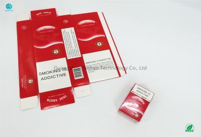 China Cardboard Cigarette Cases Rotary Gravure Printing Backside Brightness 81% for sale