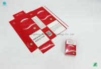 China Cardboard Cigarette Cases Rotary Gravure Printing Backside Brightness 81% for sale