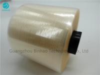 China Transparent Bag Sealing Tear Strip Tape Single Sided Bopp Material for sale