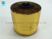 China 2 Mm Gold Color Tear Strip Tape Bopp Material For Cigarette Box for sale