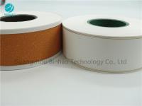 China Raw Cigarette Printed Cork Tipping Paper With Hot Stamping Gold Line for sale