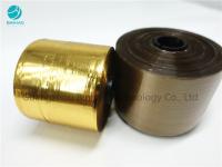 China Golden Tobacco Tear Strip Tape 10000 M Easy Open Packaging Material for sale