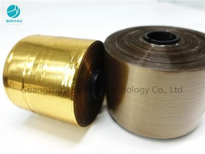 China Full Gold Customized Heat Resistant Easy Open Tear Tape Strip For Packing for sale