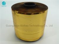 China Waterproof 1.6 Mm BOPP Gold Tobacco Tear Tape Self Adhesive for sale