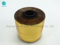 China Waterproof 1.6 Mm BOPP Gold Tobacco Tear Tape Self Adhesive for sale