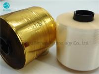 China Transparent Gold Tear Strip Tape Self Adhesive MOPP Bopp Material for sale