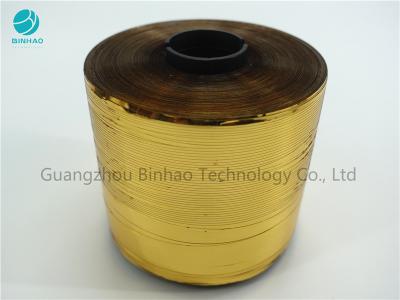 China Heat Resistant Full Gold Tear Tape Strip For Cigarette Box Packing for sale