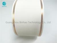 China Tobacco Filter Paper Perforation Stamping Gold Line Tipping Paper For Cigarette Machine for sale