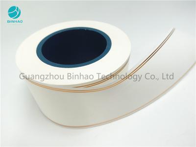 China Tobacco Filter Paper Perforation Stamping Gold Line Tipping Paper For Cigarette Machine for sale