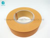 China Hot Stamping Yellow Cork Tipping Paper Custom Logo Cigarette Paper for sale