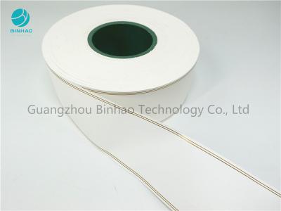 China Cigarette Filter Rod Wrapping Paper 34 Gsm White Tipping Paper for sale