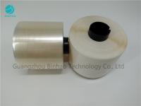 China Custom Adhesive Full Transparent Bopp Tear Strip Tape For Cigarette Package for sale
