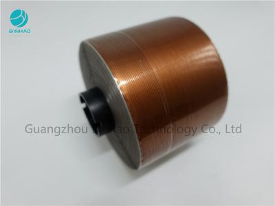 China Anti-Fake Bopp Plastic Gold Easy Open Tear Tape For Cosmetic Box Packaging for sale