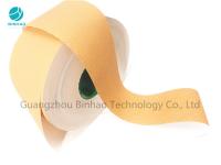 China Filter Rod Wrapping Customized Yellow Cork Cigarette Tipping Paper for sale