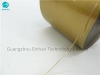 China BOPP / Pet Material Golden Strip Tear Tape For Cigarette Box Packaging for sale