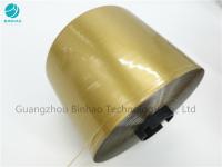 China BOPP / Pet Material Golden Strip Tear Tape For Cigarette Box Packaging for sale