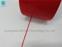 China Red Color Bopp Tear Strip Wrapping Tape For Tobacco Cigarette Packaging for sale