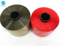 China Red Color 5000m Bag Sealing Hot Melt Tear Tape For Food Packaging for sale