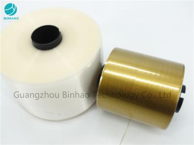 China Cigarette Packaging Printed Logo Gold Tear Tape Single Adhesive for sale