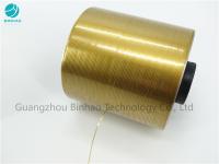China Cigarette Packaging Printed Logo Gold Tear Tape Single Adhesive for sale